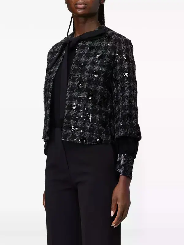 HANITA Sequin-embellished Bouclé Jacket