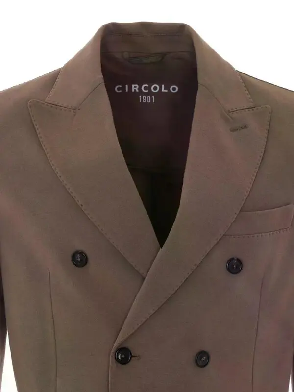 CIRCOLO 1901 Double-breasted Peak-lapel Jacket