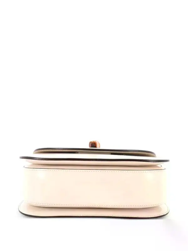 Gucci Bamboo 1947 Top Handle Bag Leather Small Satchel - Neutrals