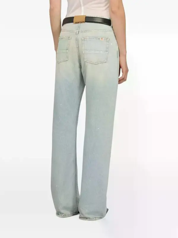 SEMICOUTURE Delma Paint-splatter Jeans