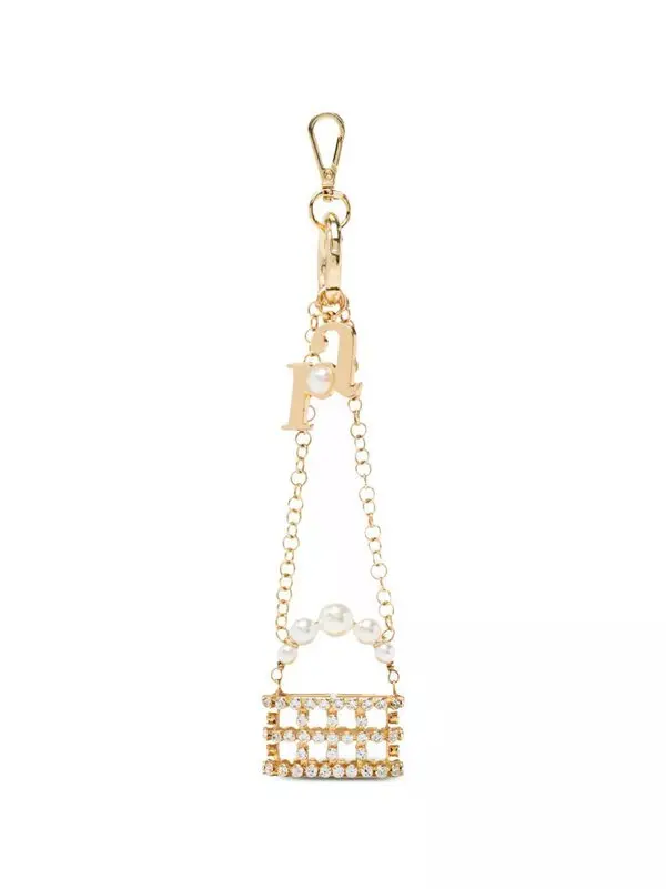 Rosantica Holli Faux-pearl Bag Charm - Gold
