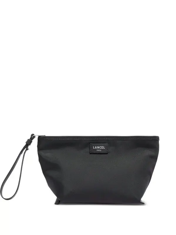 LANCEL Mistral Rollable Zip-up Pouch - Black