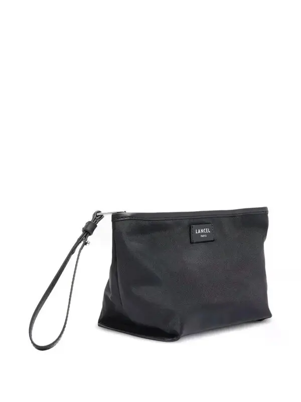 LANCEL Mistral Rollable Zip-up Pouch - Black