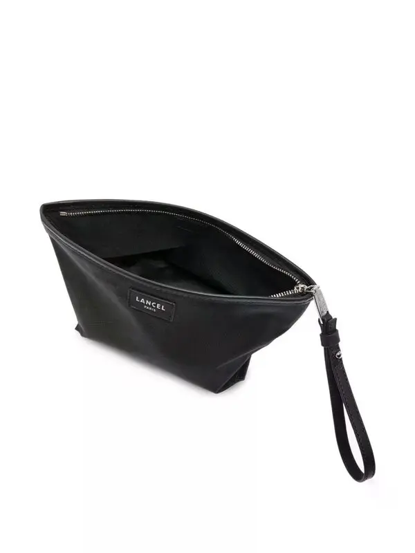 LANCEL Mistral Rollable Zip-up Pouch - Black