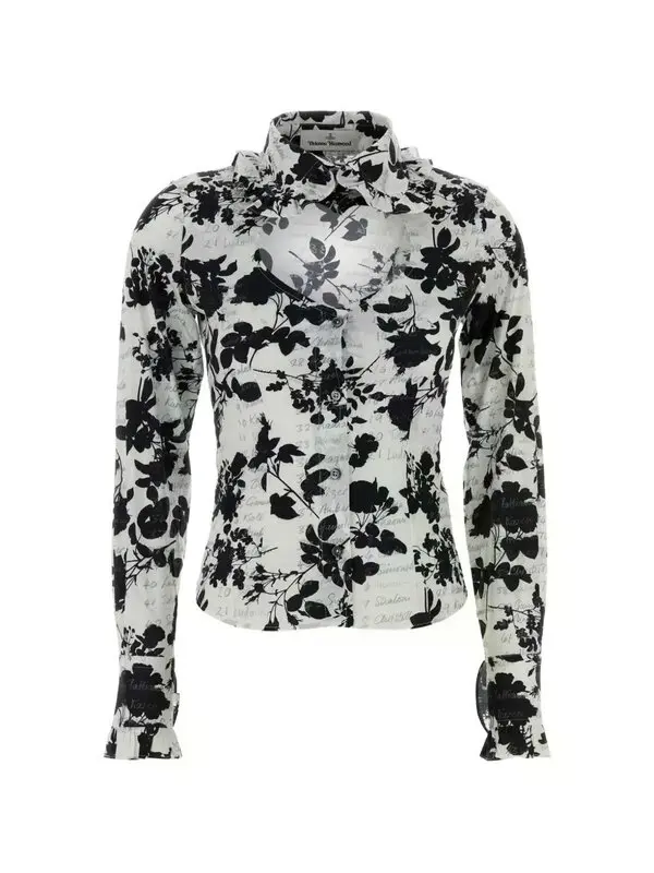 VIVIENNE WESTWOOD Toulouse Floral-print Shirt - White