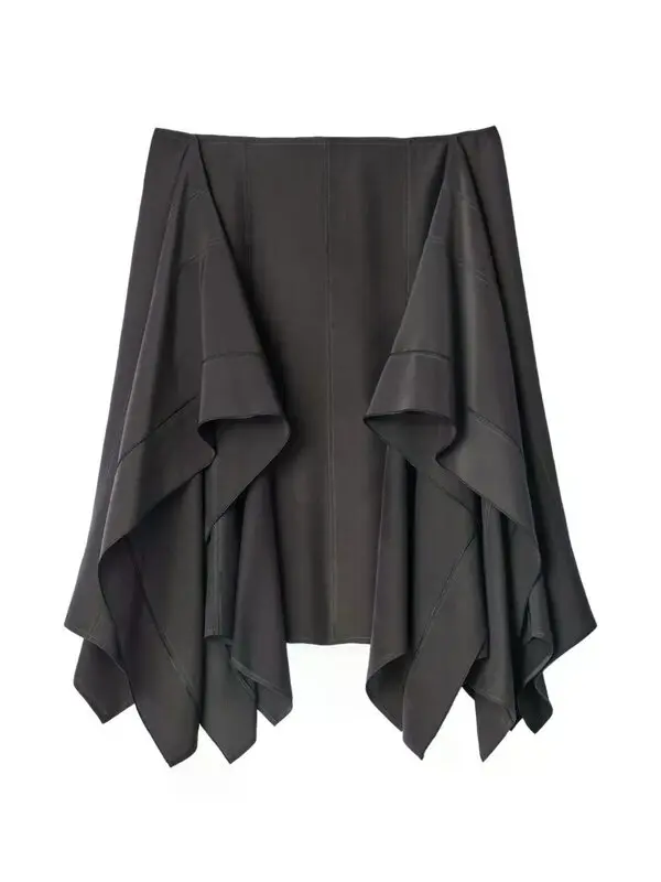 LEMAIRE Panelled Skirt In Silk And Viscose Cloth