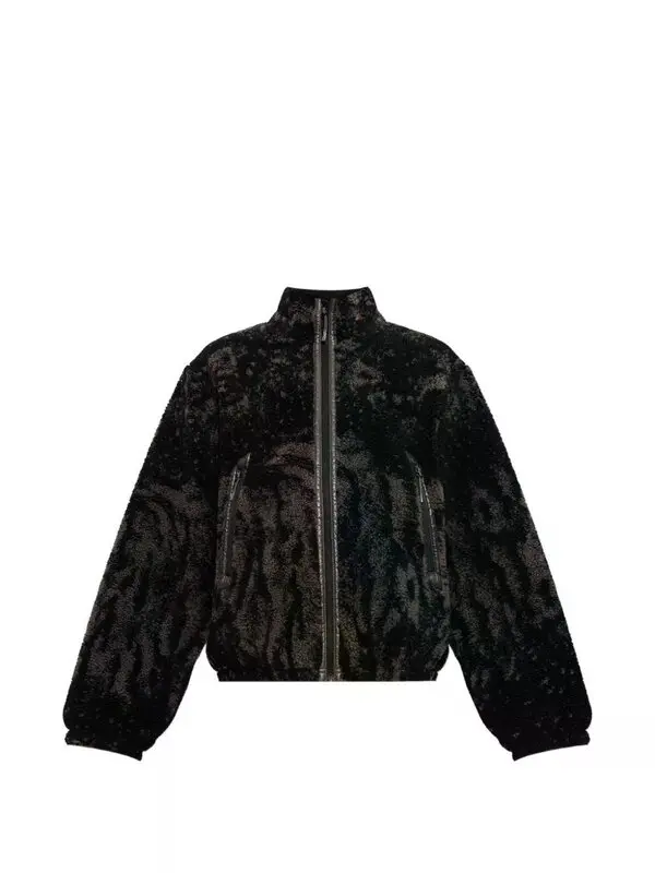 ROA Fleece Zip-up Jacket - Black