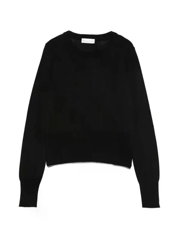 ROBERTO COLLINA Ribbed-knit Crew-neck Sweater