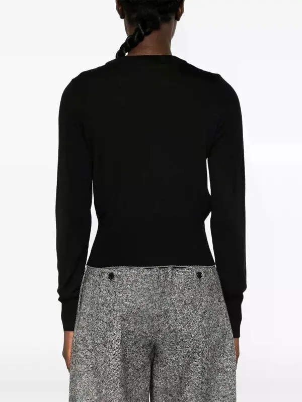 ROBERTO COLLINA Ribbed-knit Crew-neck Sweater