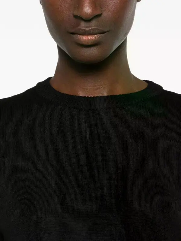 ROBERTO COLLINA Ribbed-knit Crew-neck Sweater