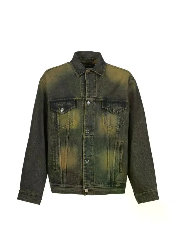SONG FOR THE MUTE Faded-effect Denim Jacket