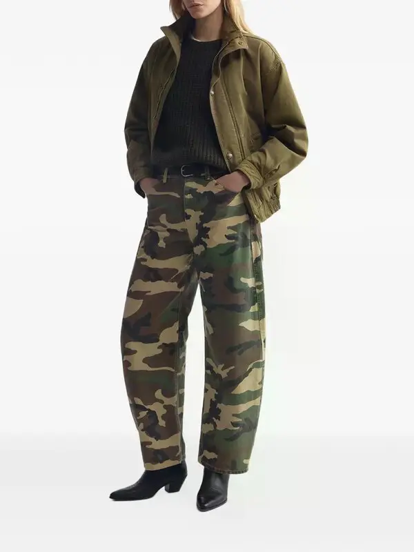 NILI LOTAN Klaire Blouson Jacket - Green