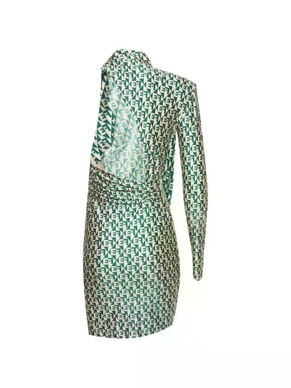 Elisabetta Franchi One-shoulder Mini Dress