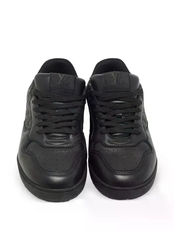 LOUIS VUITTON Stadium Monogram Leather Sneakers