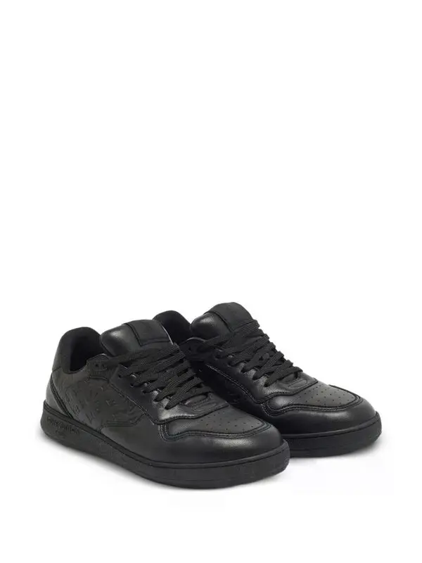 LOUIS VUITTON Stadium Monogram Leather Sneakers