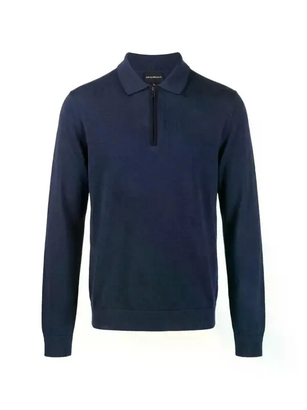 Emporio Armani Half-zip Polo Shirt