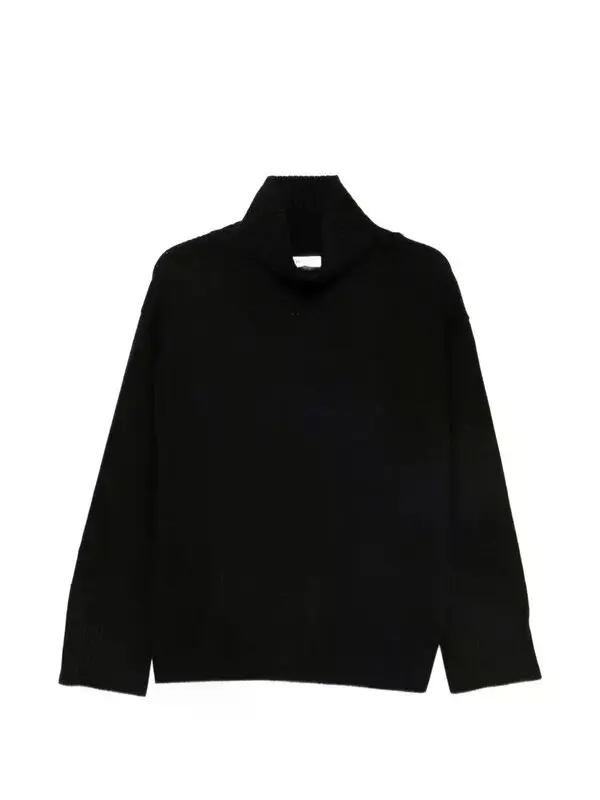Soft Goat Ribbed-knit Roll-neck Sweater
