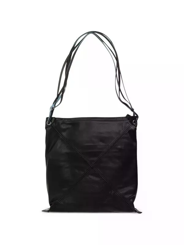 Kenzo Kite Logo-print Leather Tote Bag