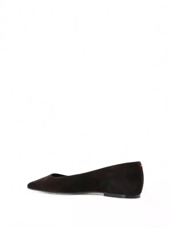 AeydĒ Cassy Suede Ballet Flats - Brown