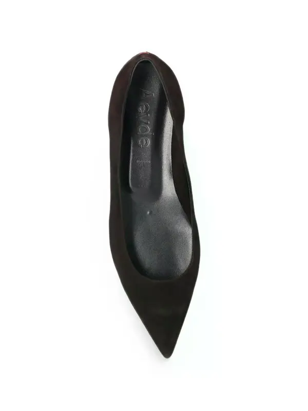 AeydĒ Cassy Suede Ballet Flats - Brown