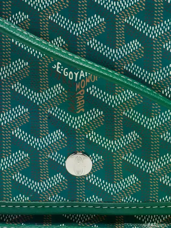Goyard 2023 Plumet Goyardine Crossbody Bag - Green