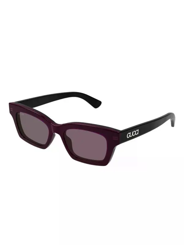 Gucci Rectangle-frame Sunglasses - Black