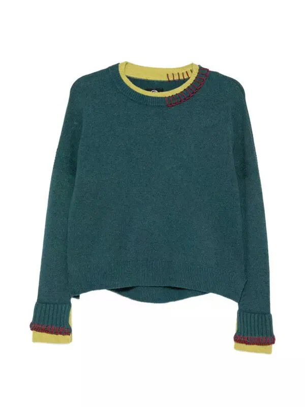 ROSANNA OCAMPO Aspen Whipstitch-trim Sweater