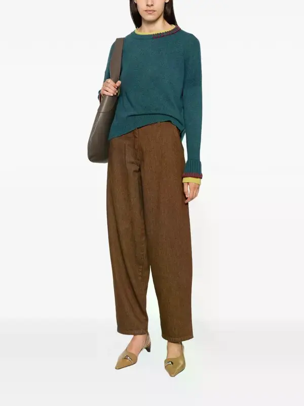 ROSANNA OCAMPO Aspen Whipstitch-trim Sweater