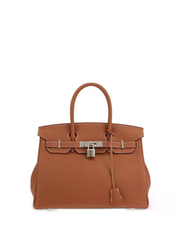 Hermès 2025 30 Birkin Togo Handbag - Brown