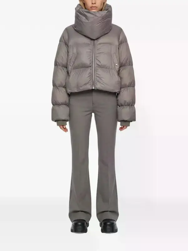 Rick Owens Quilted Funnel-neck Jacket