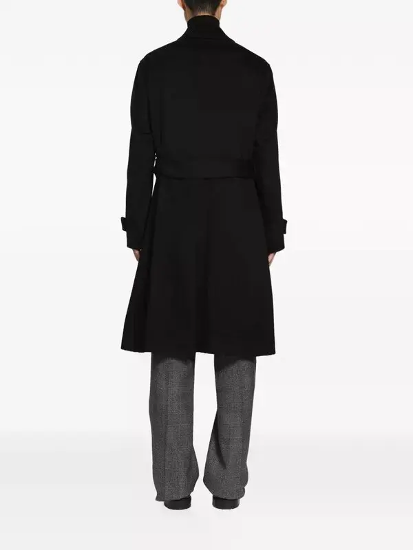 LARDINI Belted Single-breasted Trench Coat