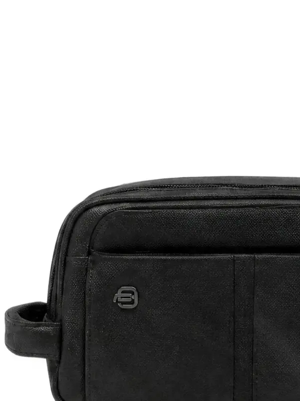 PIQUADRO Logo-plaque Wash Bag