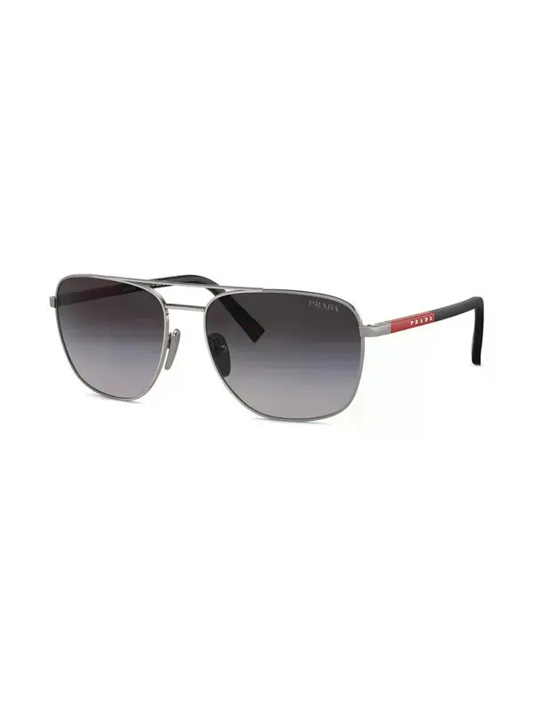 Prada Oval Frame Sunglasses - Grey