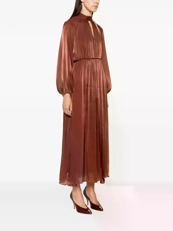 PHILIA LOFT Pleated Midi Dress