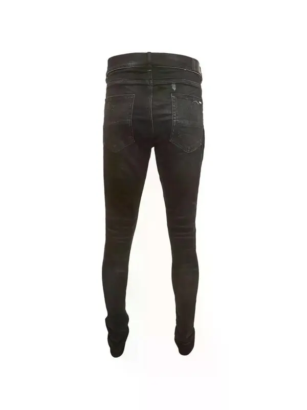 Amiri Distressed-effect Jeans - Black