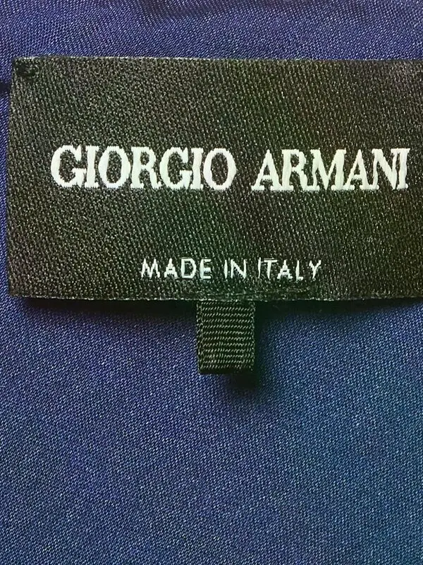 Giorgio Armani Draped Satin Blouse