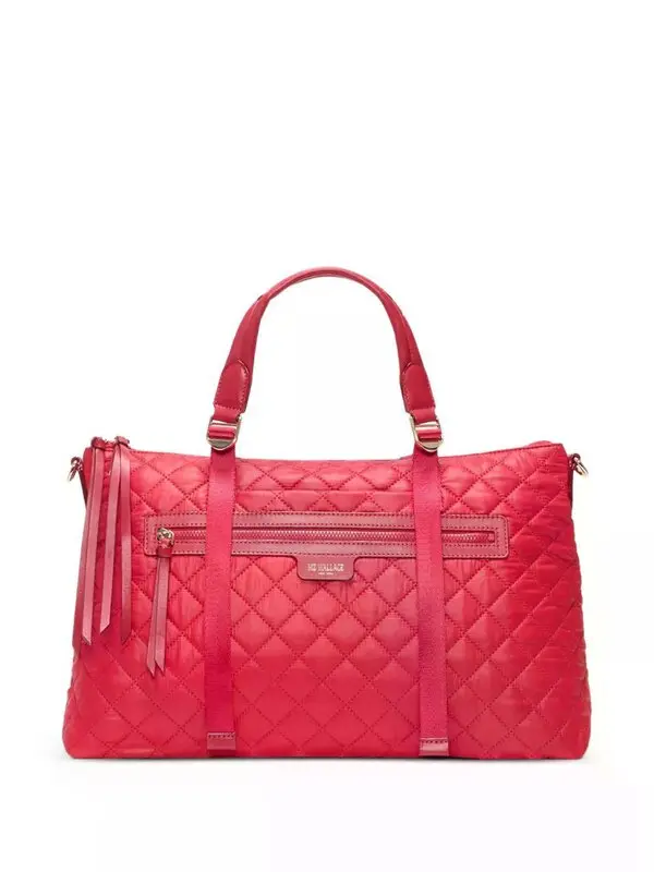 Mz Wallace Medium Park Quilted Tote Bag - Red