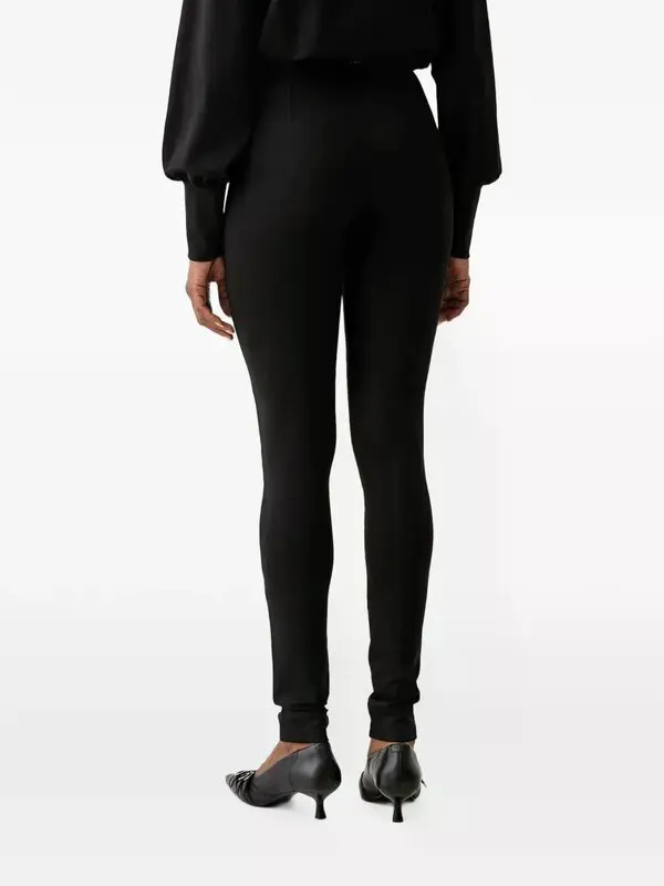 Patrizia Pepe Logo-plaque Slim-fit Trousers