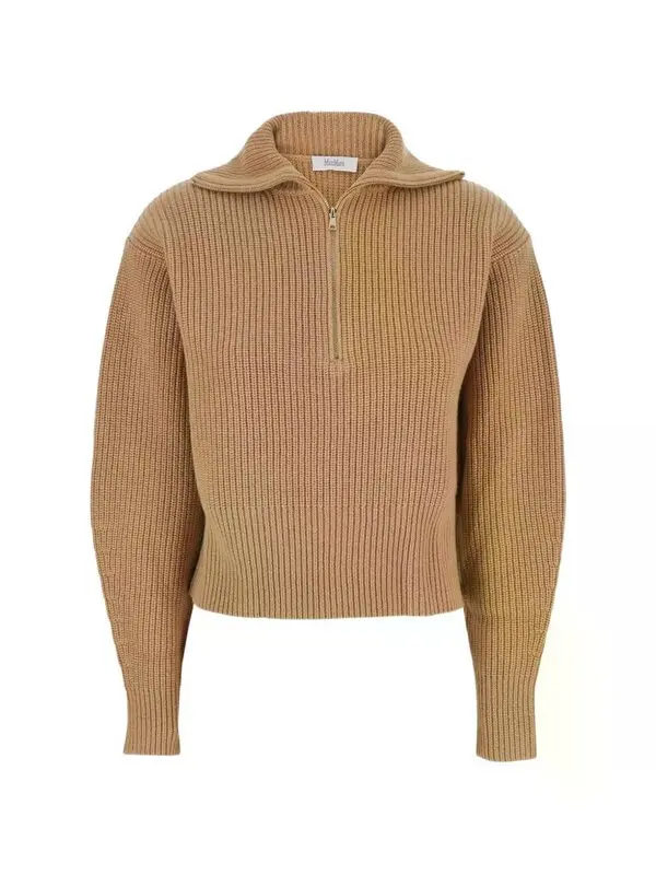 Max Mara Nadar Quarter-zip Sweater
