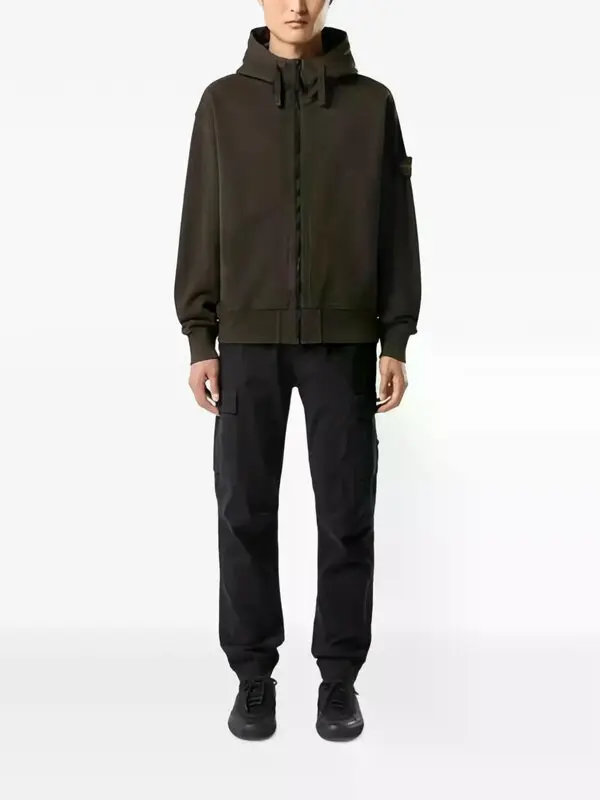 Stone Island 6100009 Organic-cotton Fleece Sweatshirt