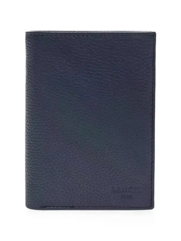 LANCEL Leon Grained Leather Wallet