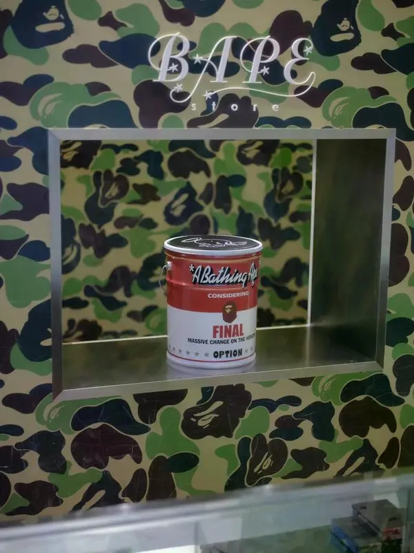 SAINT MXXXXXX X A Bathing Ape® Logo-print Stool