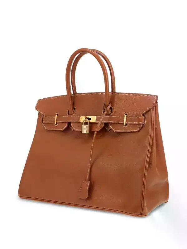 Hermès 1998 35 Birkin Tote Bag - Brown