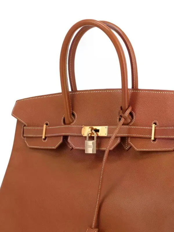 Hermès 1998 35 Birkin Tote Bag - Brown