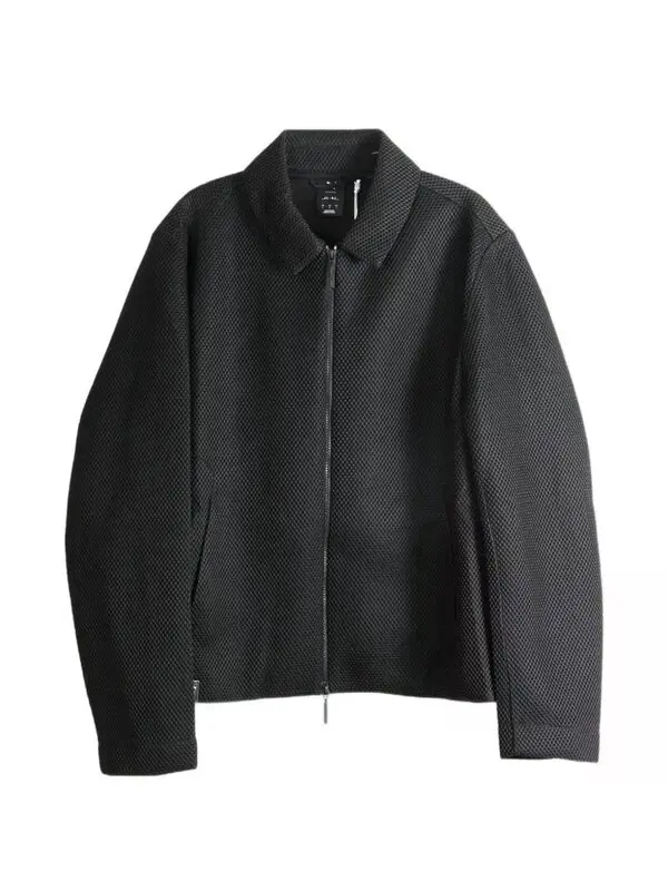 PUMA Mesh-texture Zip-up Jacket - Black