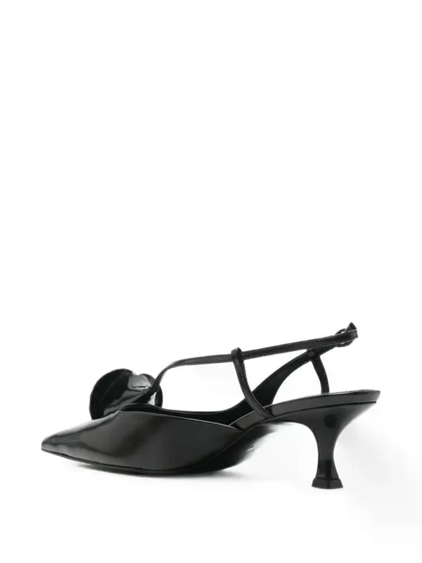 Cult Gaia Calla Floral-embellished Pumps