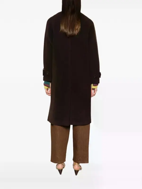 SESSUN Bleeckett Double-breasted High-neck Coat