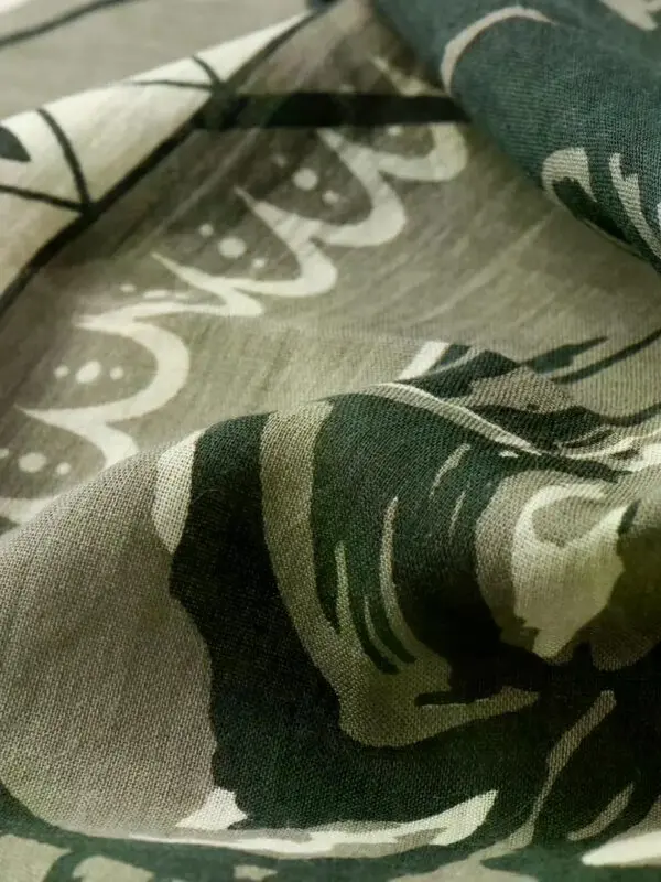 Stetson Graphic-print Cotton Scarf