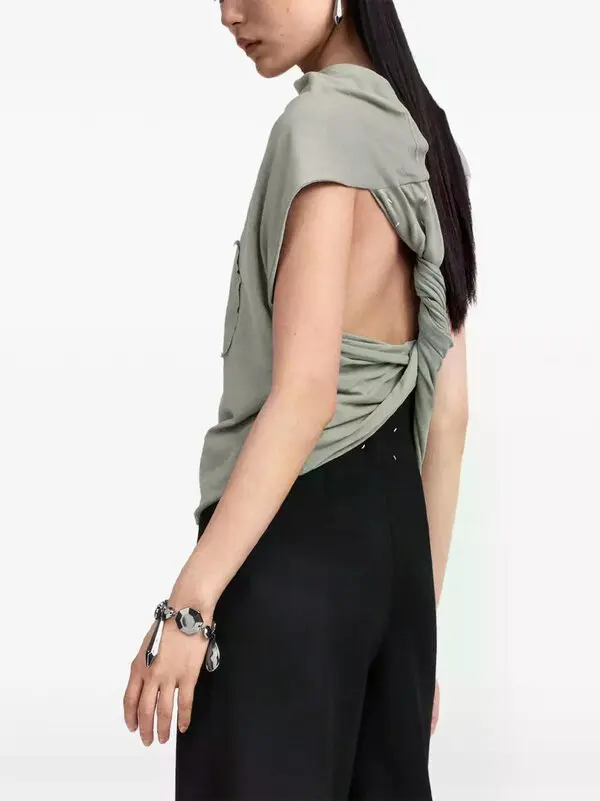 MAISON MARGIELA Patch Twisted Top - Green