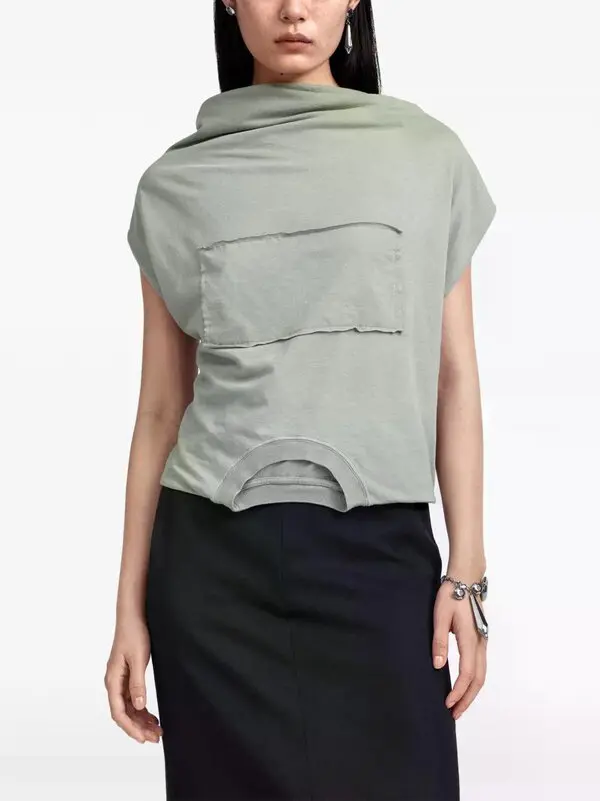 MAISON MARGIELA Patch Twisted Top - Green